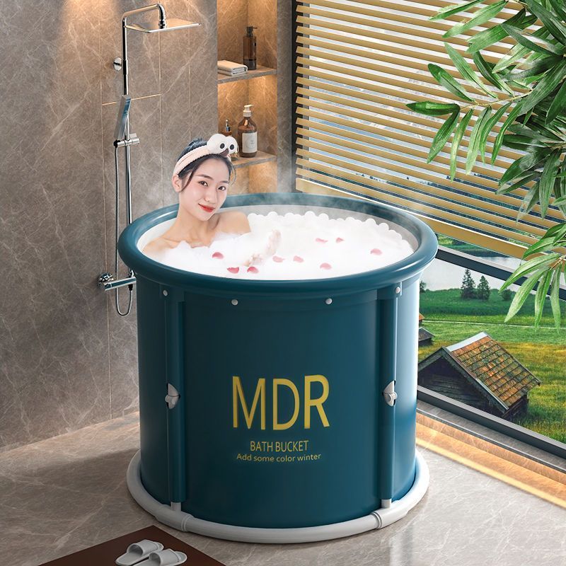 Supply Installation-Free Bath Barrel Adult Foldable Heating Bath Bucket ...
