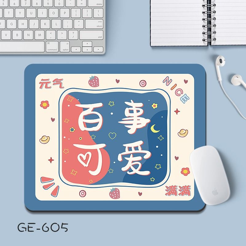 simple personality mouse pad ins style new erasable stain-resistant ...